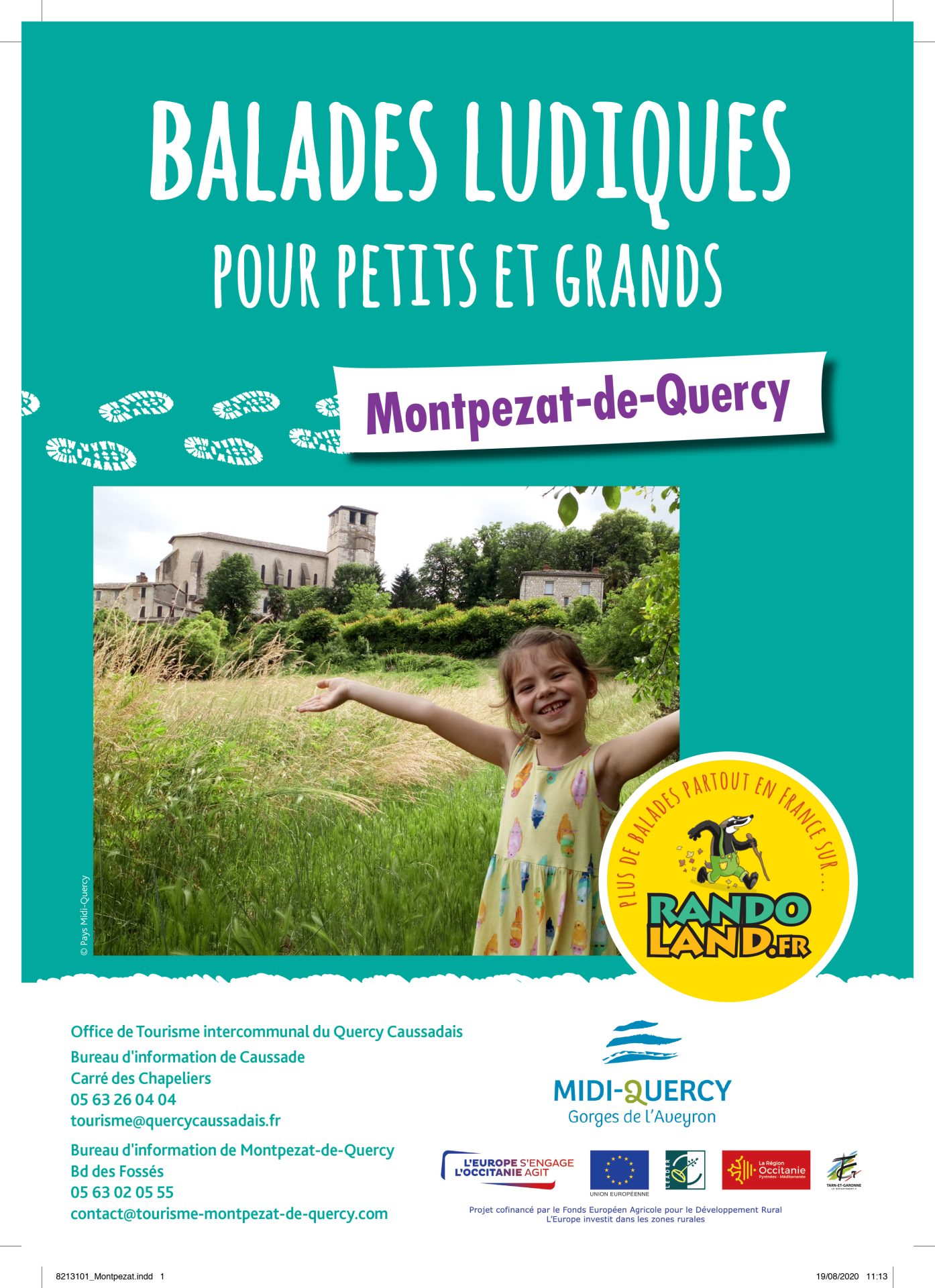 Randoland Montpezat-de-Quercy - Midi-Quercy, Gorges de l'Aveyron - Tourisme Randoland Montpezat-de-Quercy - Midi-Quercy, Gorges de l'Aveyron - Tourisme